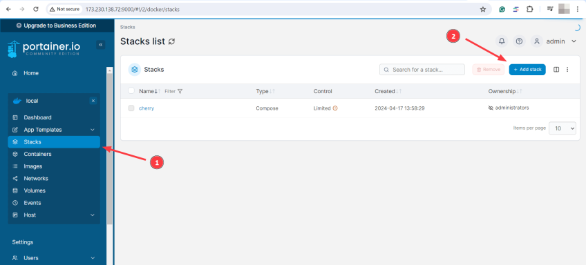 Portainer Docker Compose Tutorial | Cherry Servers Portainer Docker Compose Tutorial | Cherry Servers